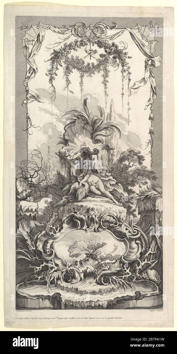 Leda and the swan by françois boucher hi-res stock photography and ...