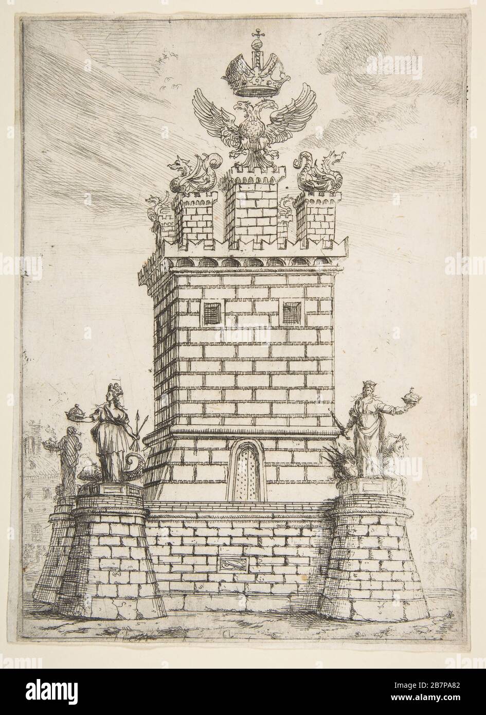The Square Tower, 1637 Stock Photo - Alamy