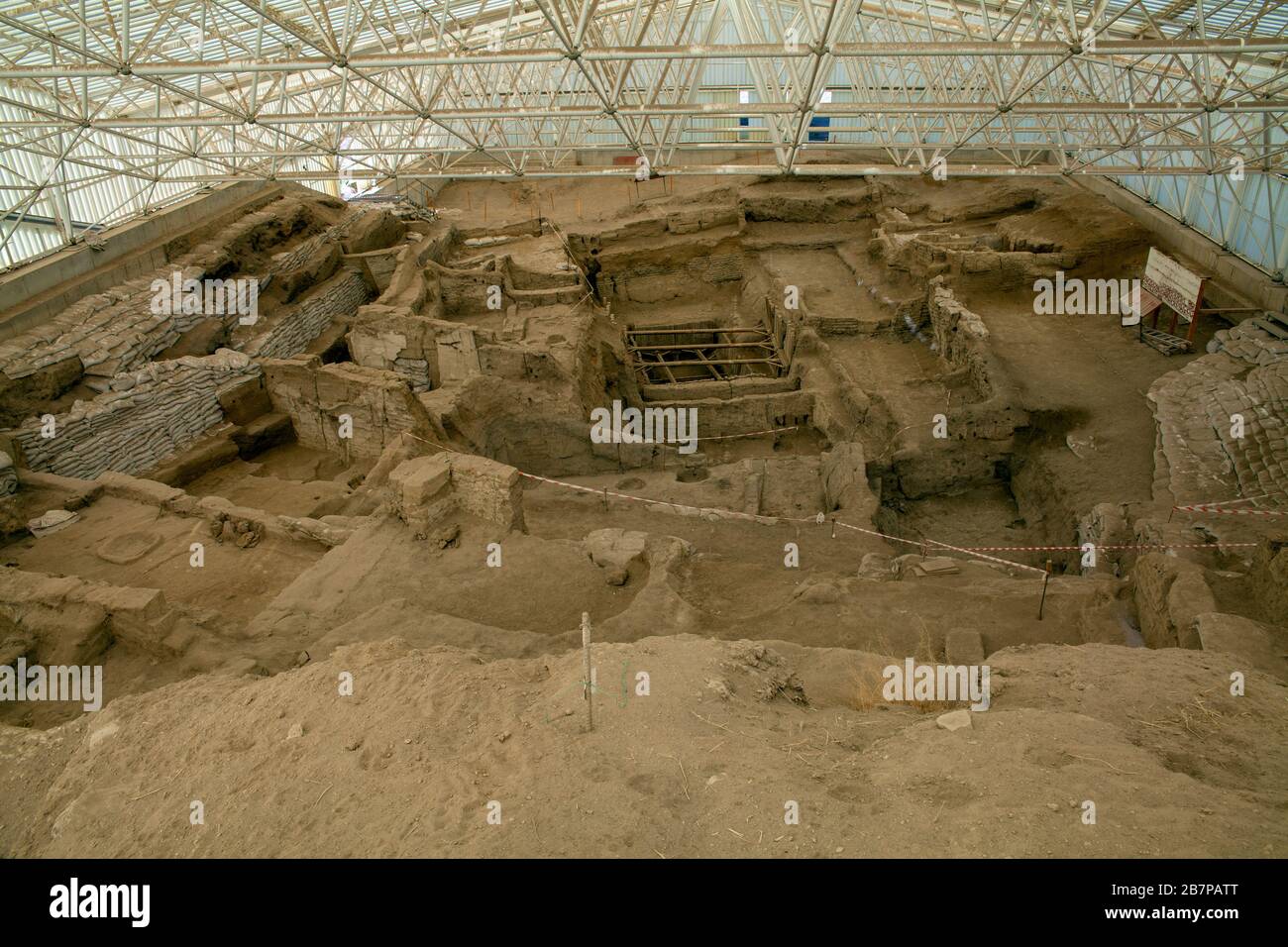 Catalhoyuk .Oldest town in the world in Turkey. Prehistoric, heritage ...