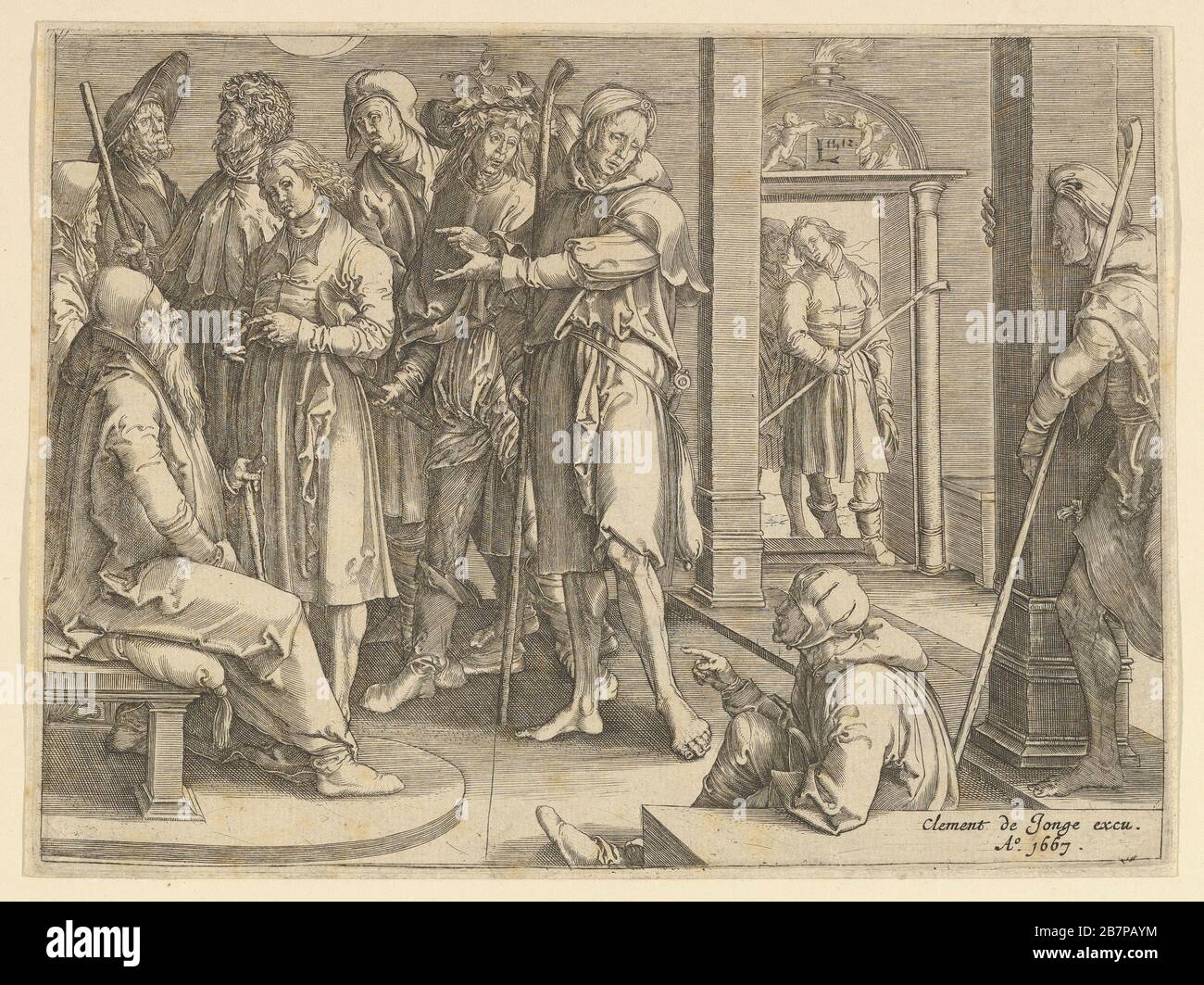 Joseph Telling His Dreams to Jacob (copy), 1640-70. After Lucas van ...