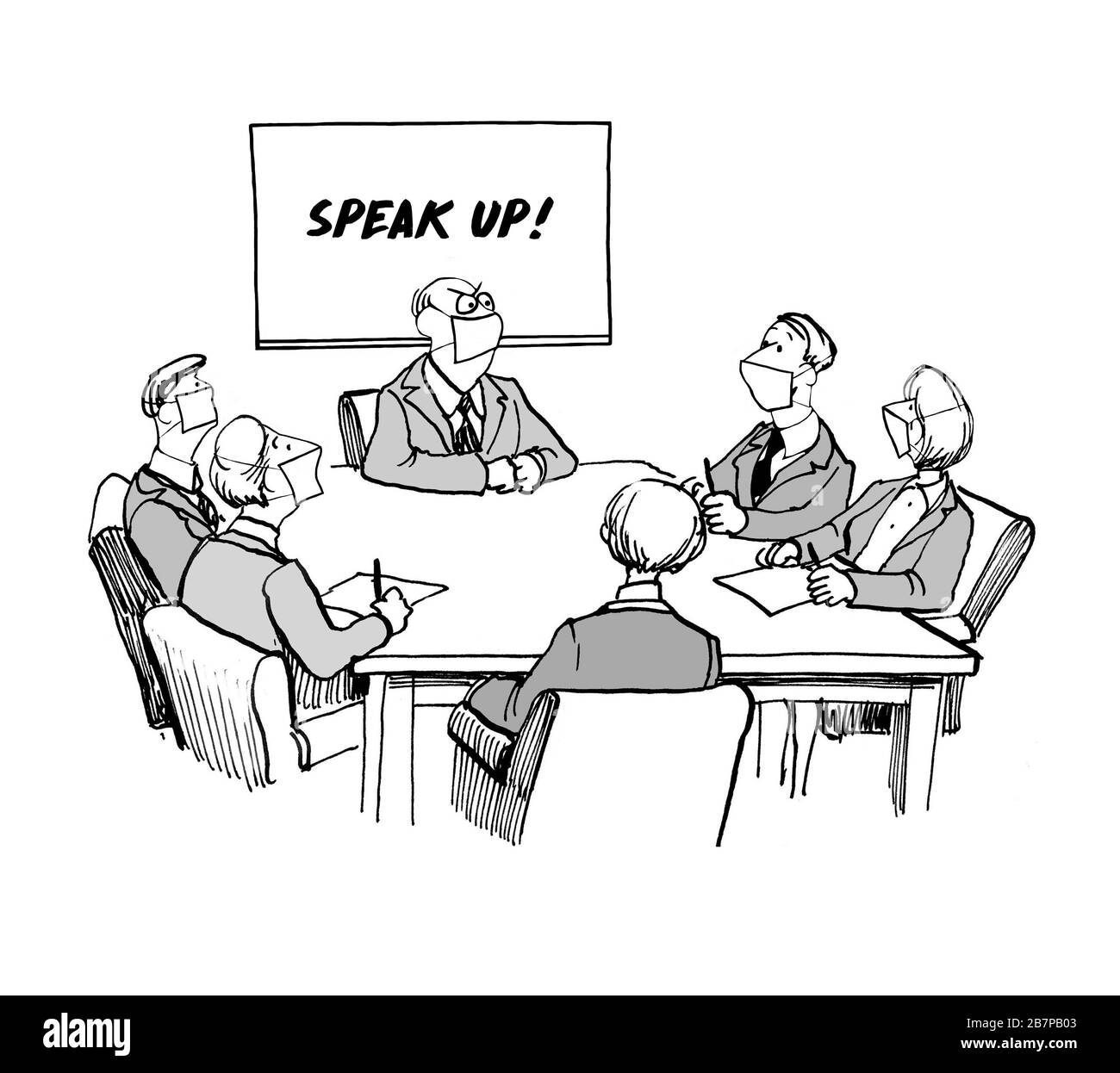 Face masks pandemic Black and White Stock Photos & Images - Alamy