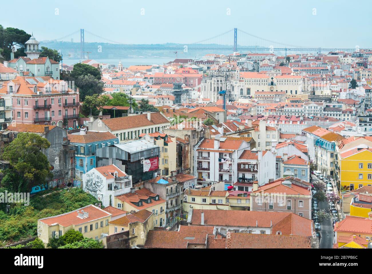 Lisbon is the capital and the largest city of portugal hi-res stock ...