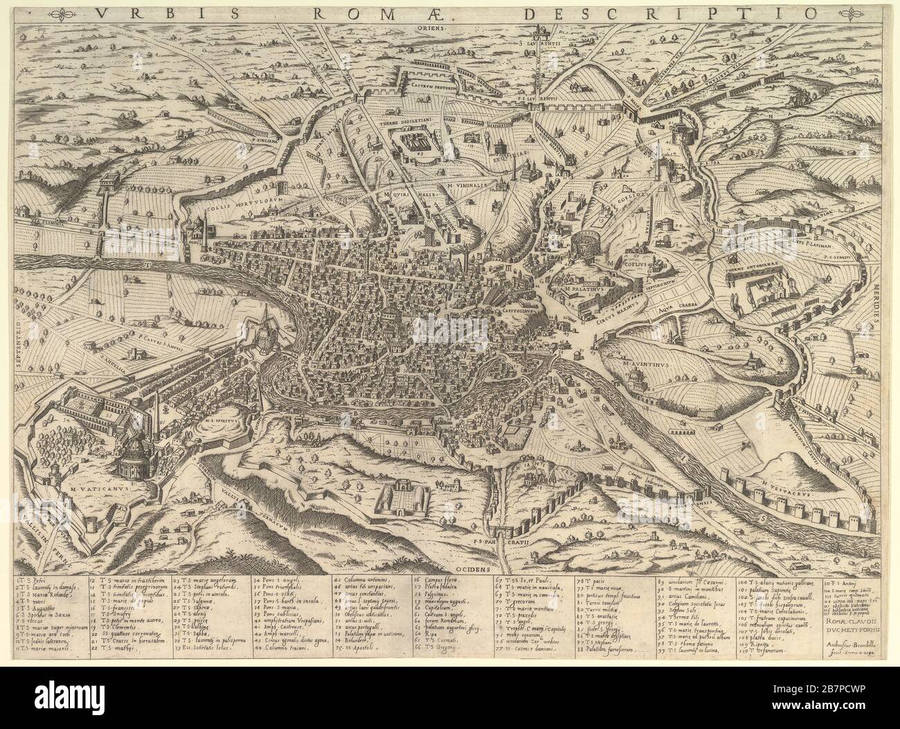 Modern rome map hi-res stock photography and images - Alamy