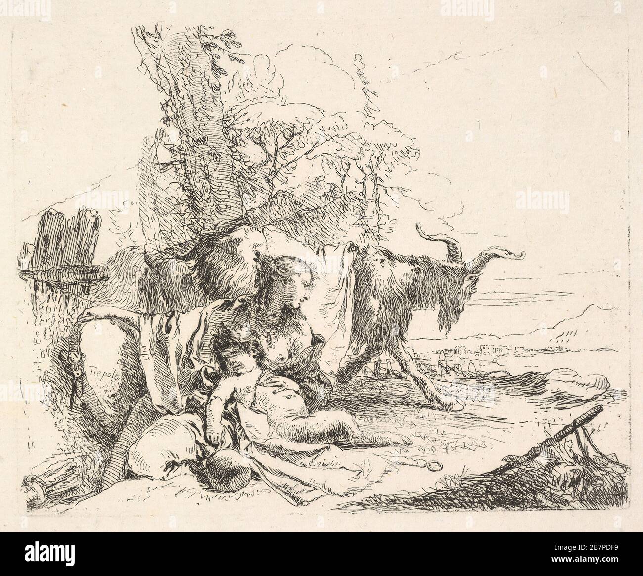 Satyr and goat hi-res stock photography and images - Alamy