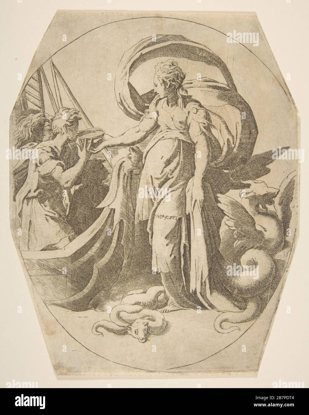 Circe and the Companions of Ulysses, 16th century Stock Photo - Alamy
