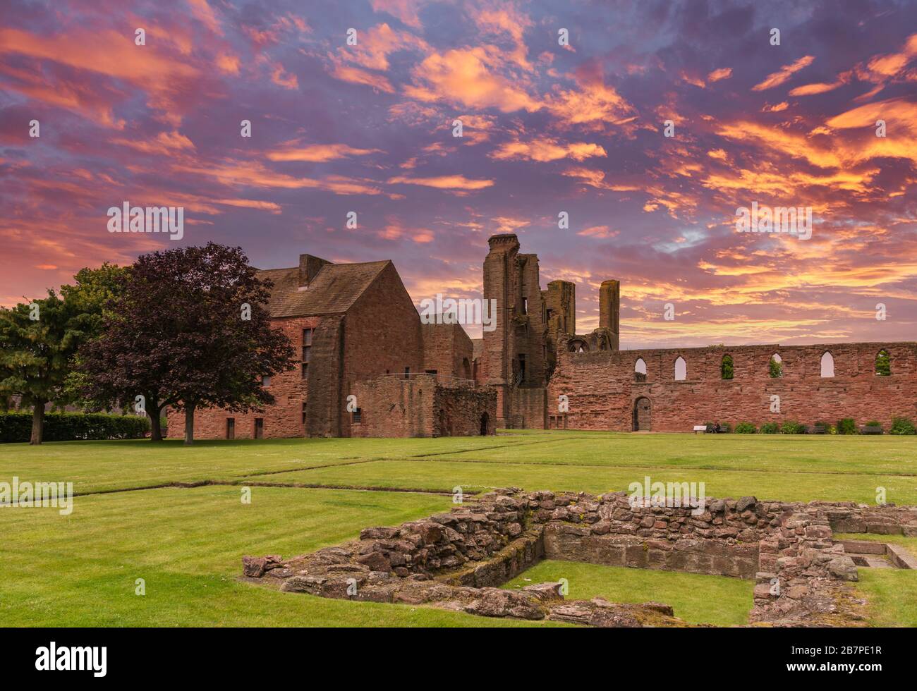 Arbroath Abbey is famously associated with the Declaration of Arbroath ...