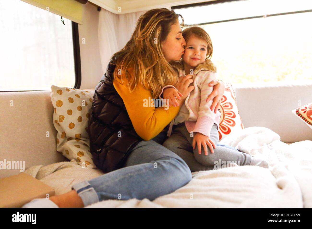 Girl caravan hi-res stock photography and images - Alamy