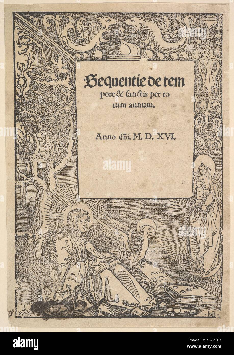Evangelist title page hi-res stock photography and images - Alamy