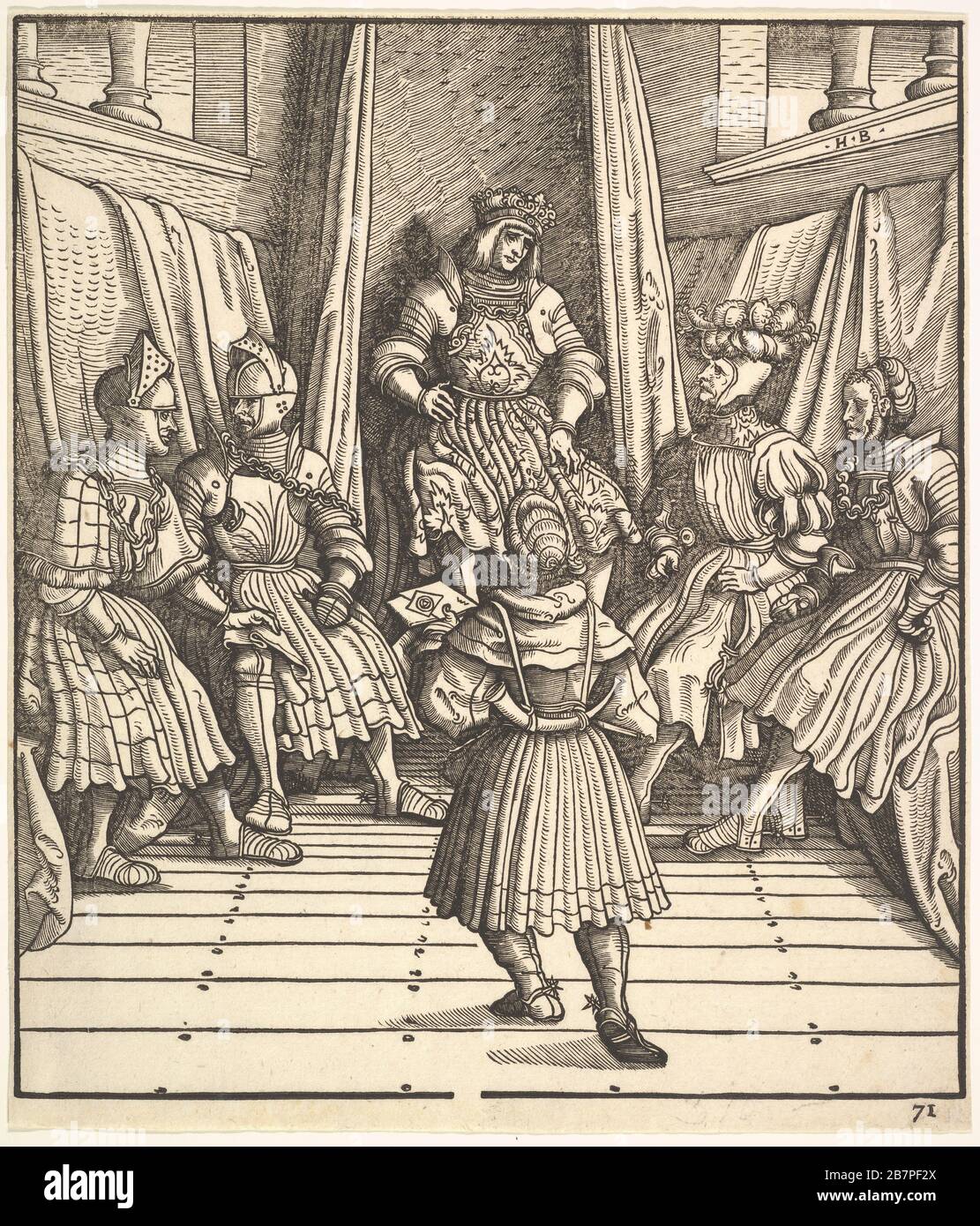 Illustration from The White King (Der Weiß König), 15th-16th Century ...