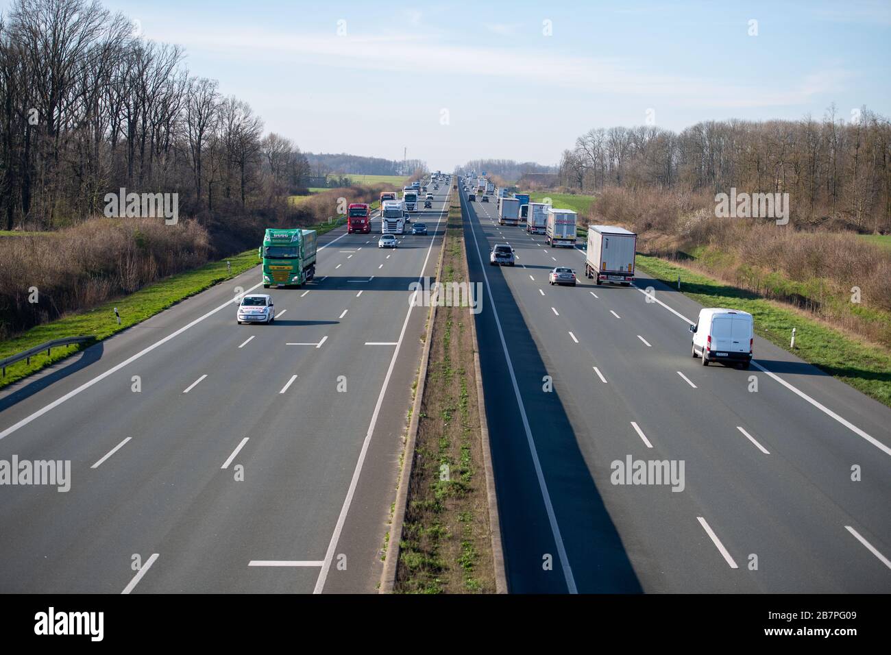 Traffic still flows normally on the A2 motorway, feature, general ...