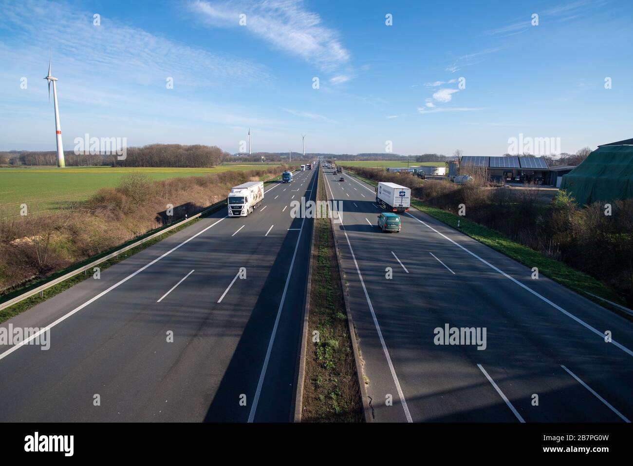 Traffic still flows normally on the A2 motorway, feature, general ...