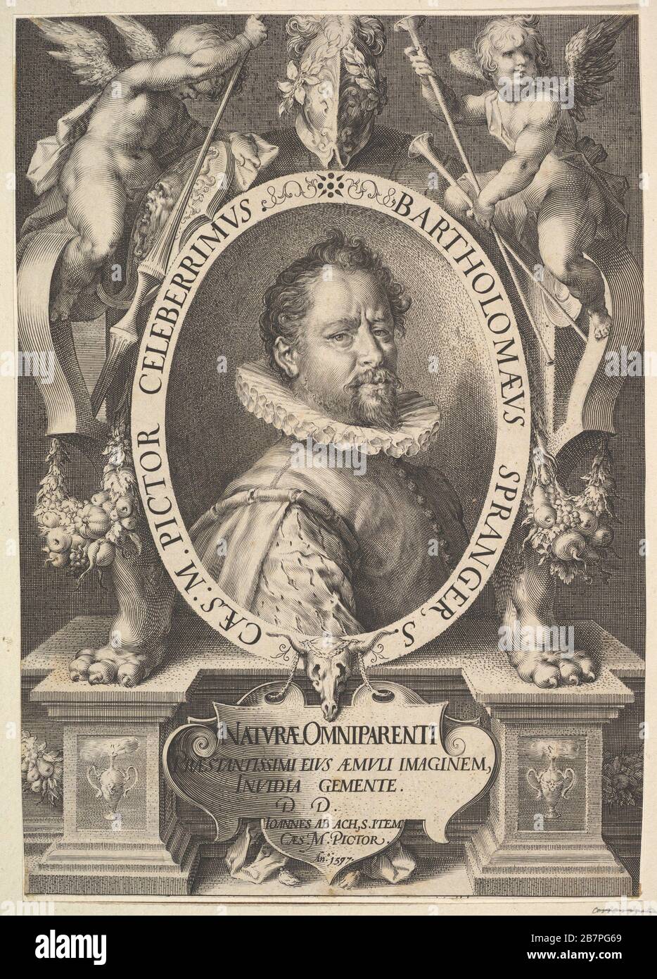 Portrait of Bartholomeus Spranger, ca. 1616 Stock Photo - Alamy