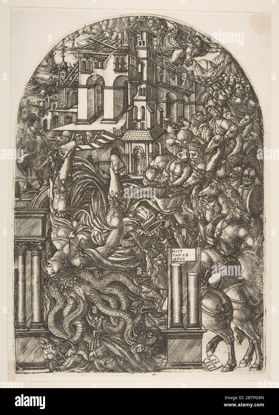 The Fall of Babylon, from the Apocalypse.n.d Stock Photo - Alamy