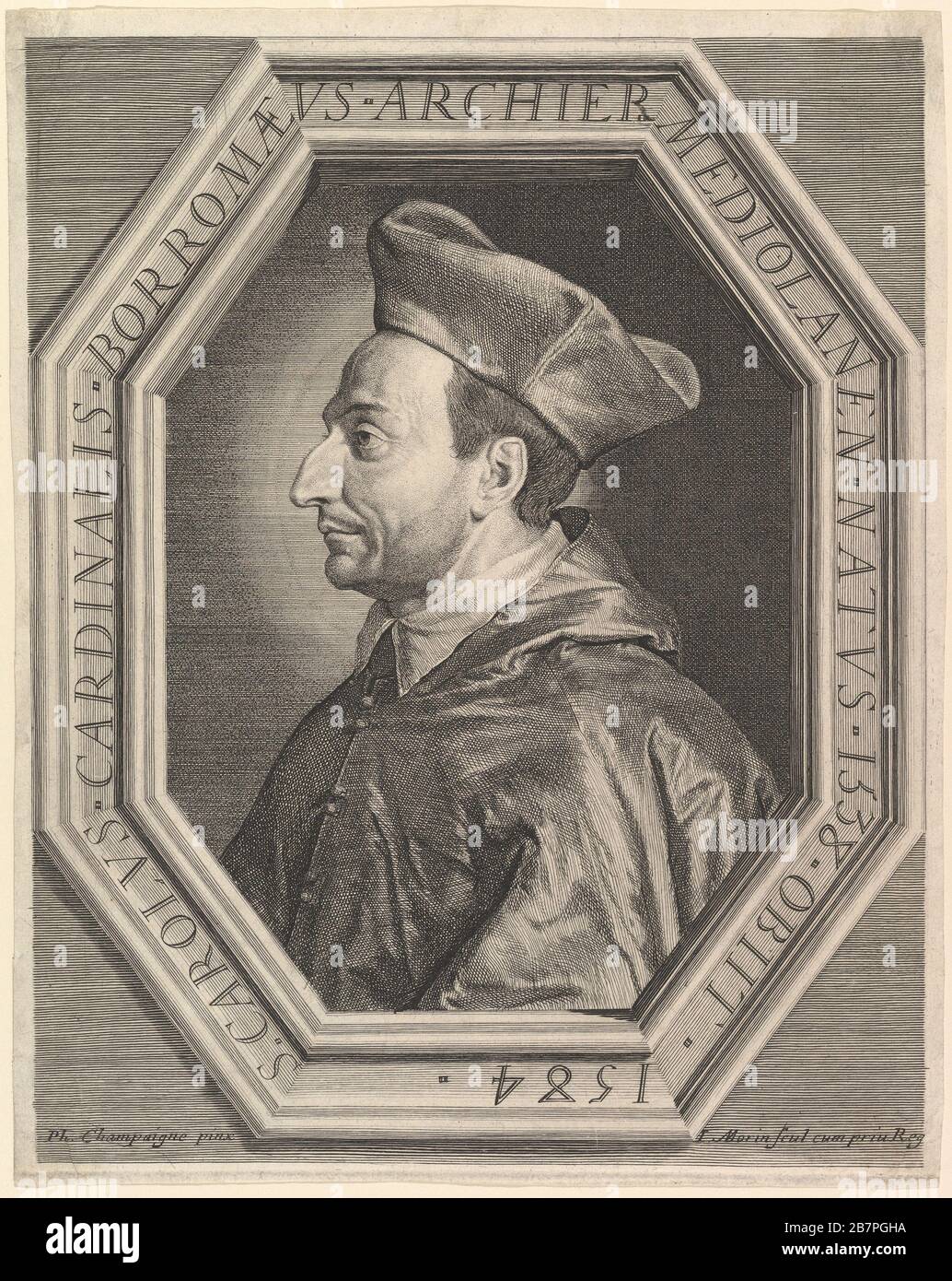 Saint Charles Borromee, cardinal et archeveque de Milan Stock Photo - Alamy