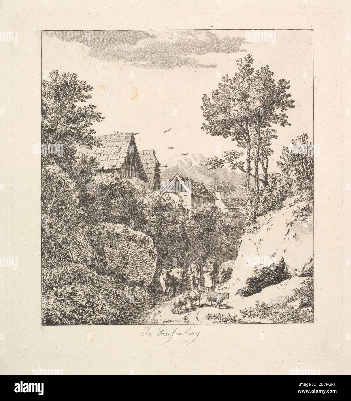 In Regenberg, 1815 Stock Photo - Alamy