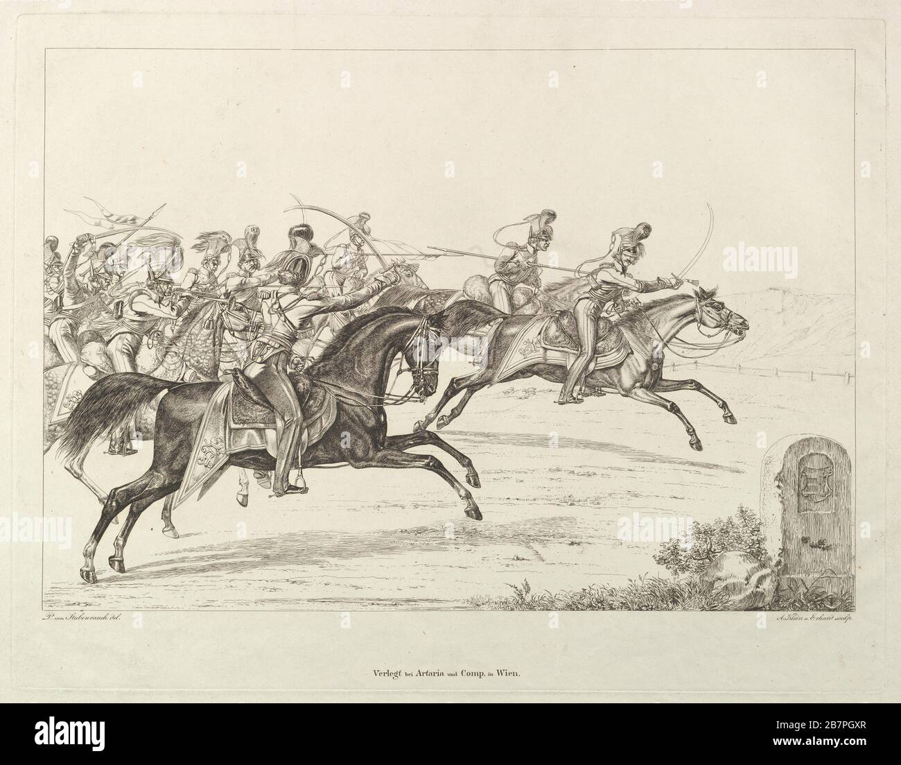 Austrian Lancers, early 19th century Stock Photo - Alamy