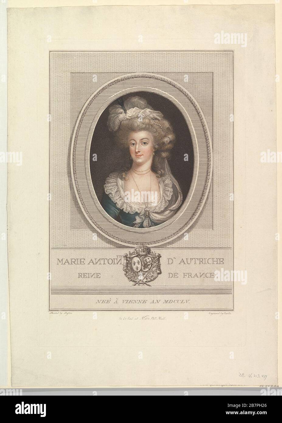 Portrait of Marie Antoinette, 1786-1800 Stock Photo - Alamy