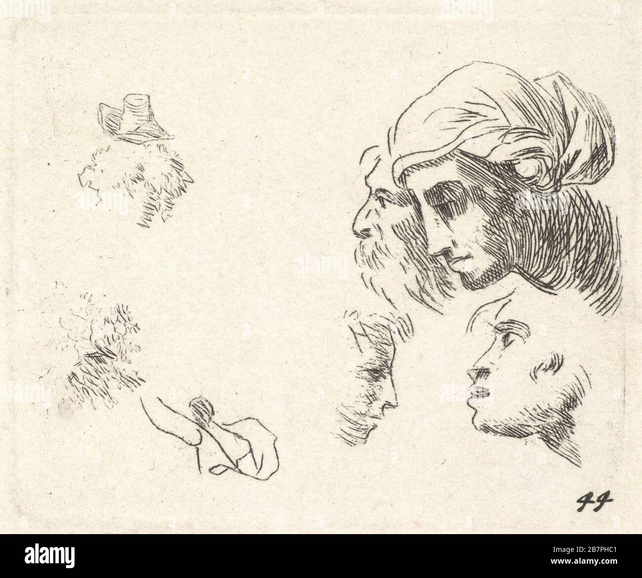 Overlap heads hi-res stock photography and images - Alamy