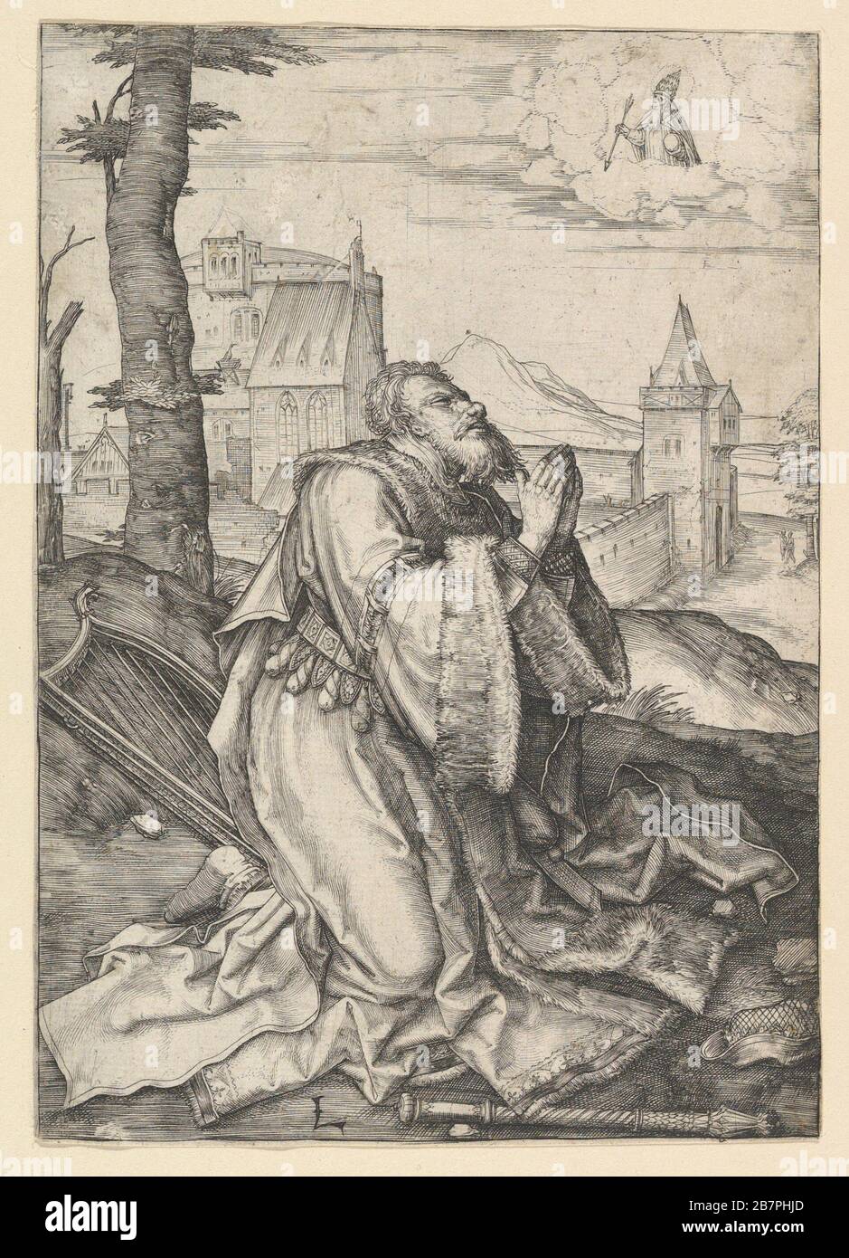 King david praying hi-res stock photography and images - Alamy