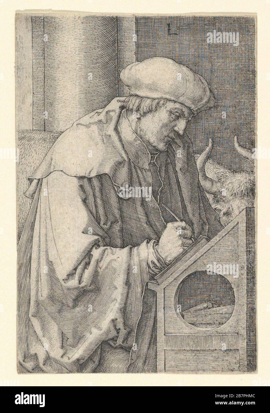 St luke the evangelist writing hi-res stock photography and images - Alamy