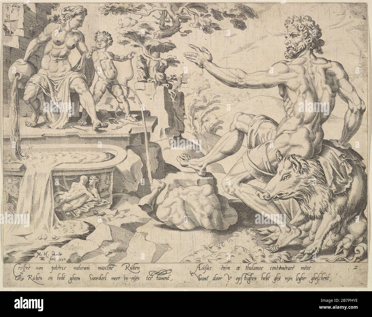 Reuben [Genesis 49:3-4], from the series The Twelve Patriarchs, 1550 ...