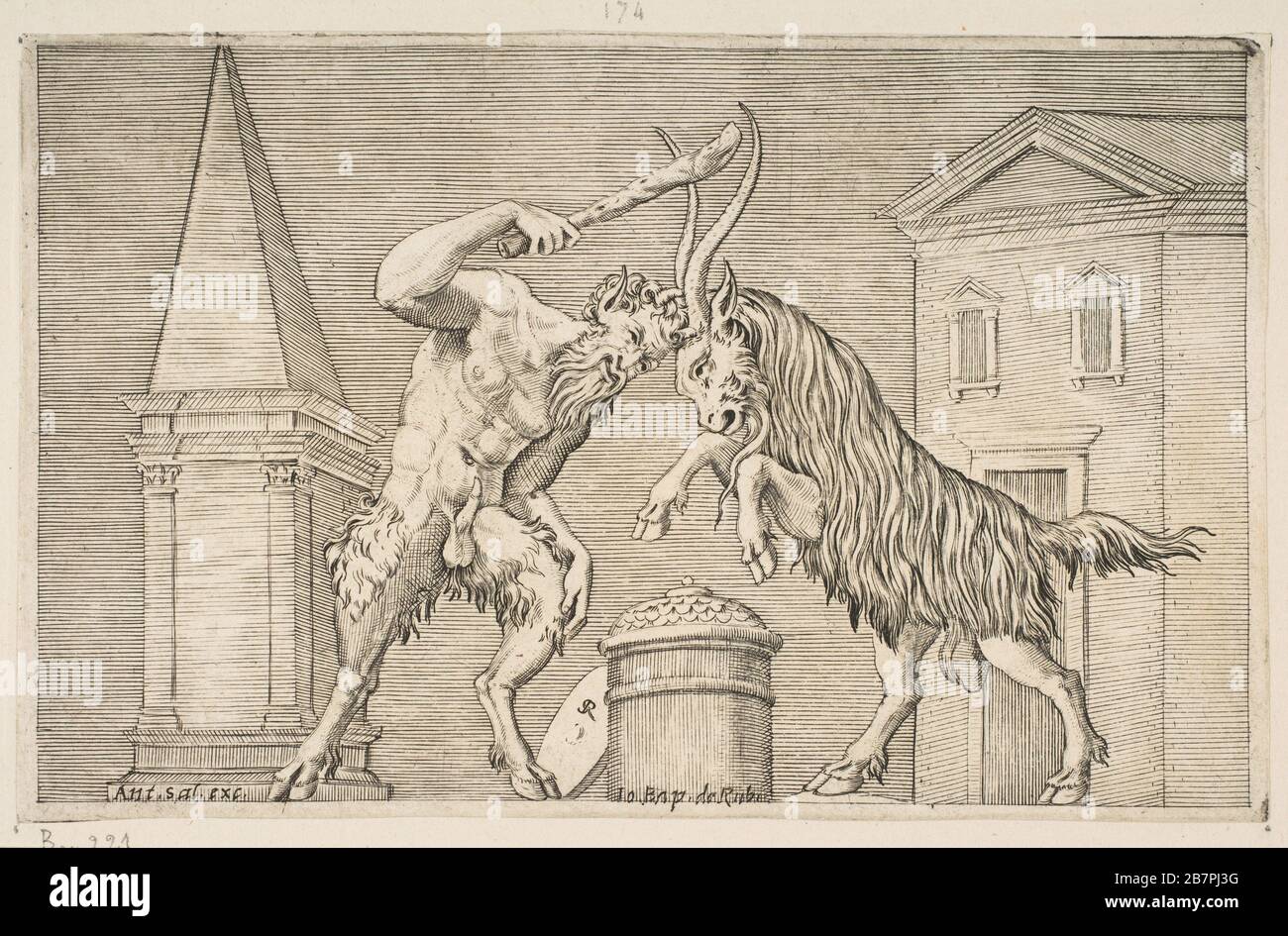 Satyr weilding hi-res stock photography and images - Alamy