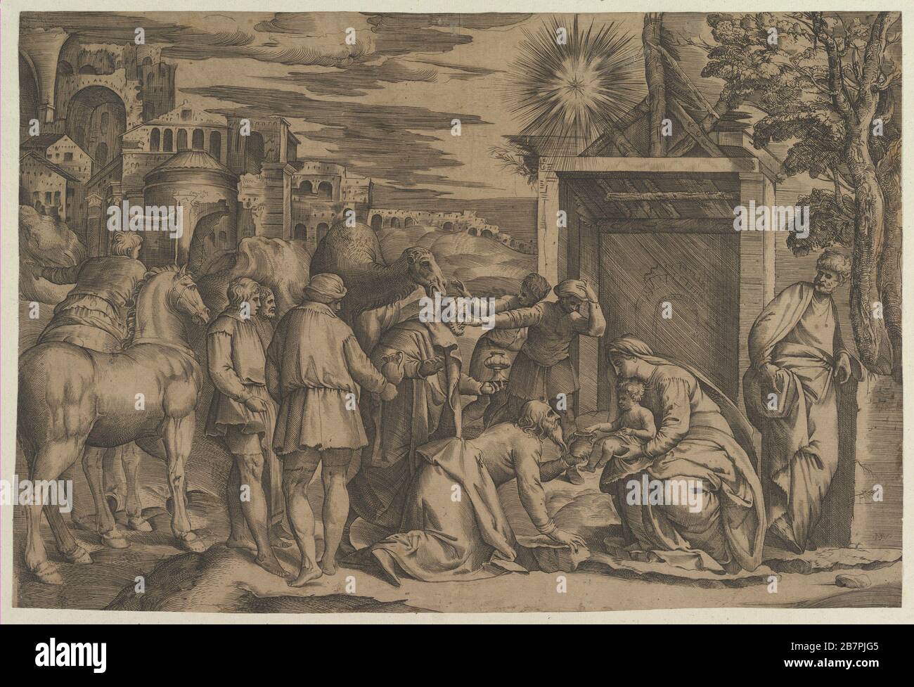 The Adoration of the Magi Stock Photo - Alamy