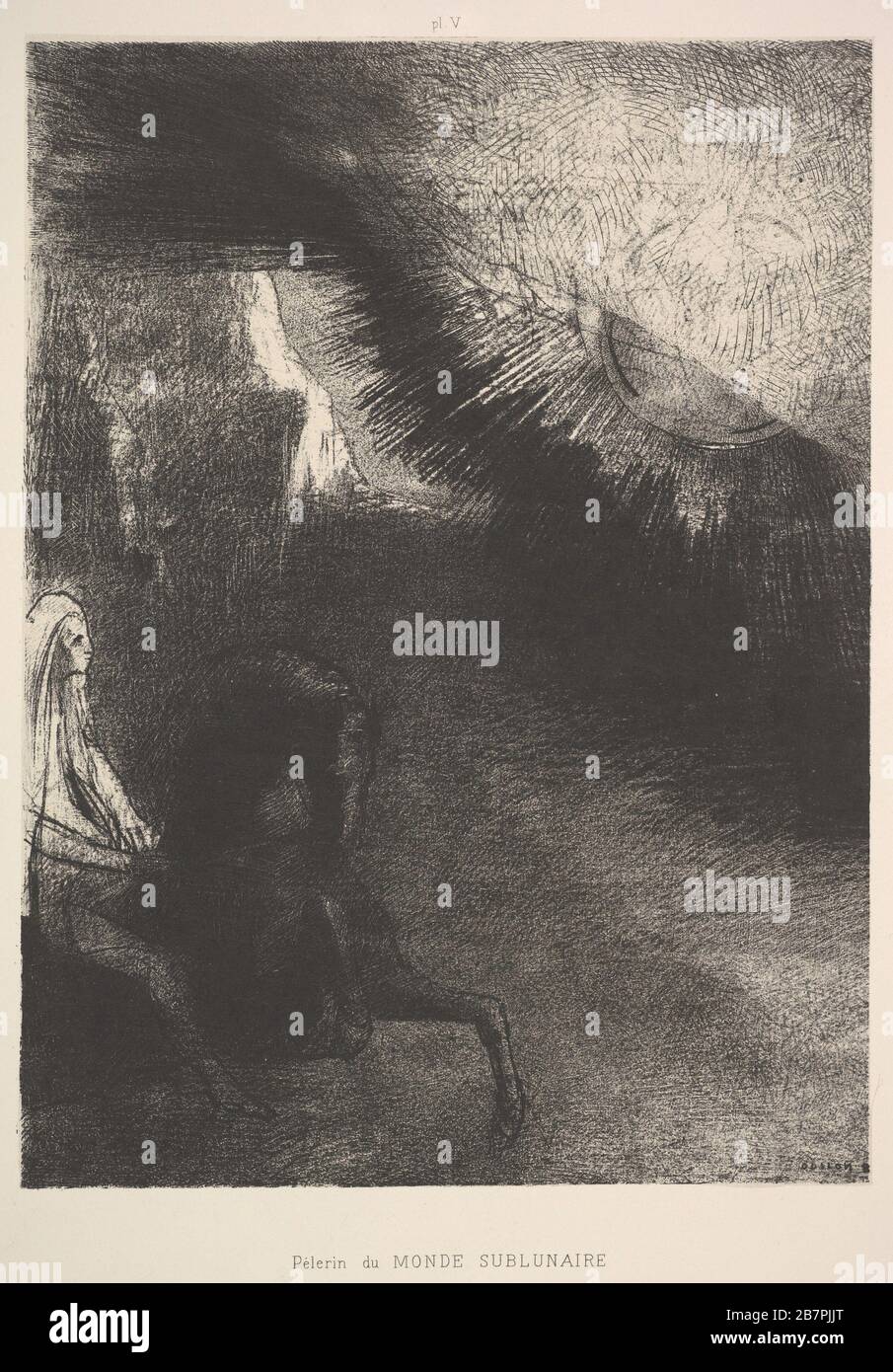 Pilgrim from a sublunar world, 1891 Stock Photo - Alamy