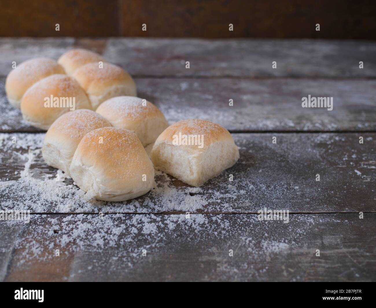 Buns baps bread hi-res stock photography and images - Alamy