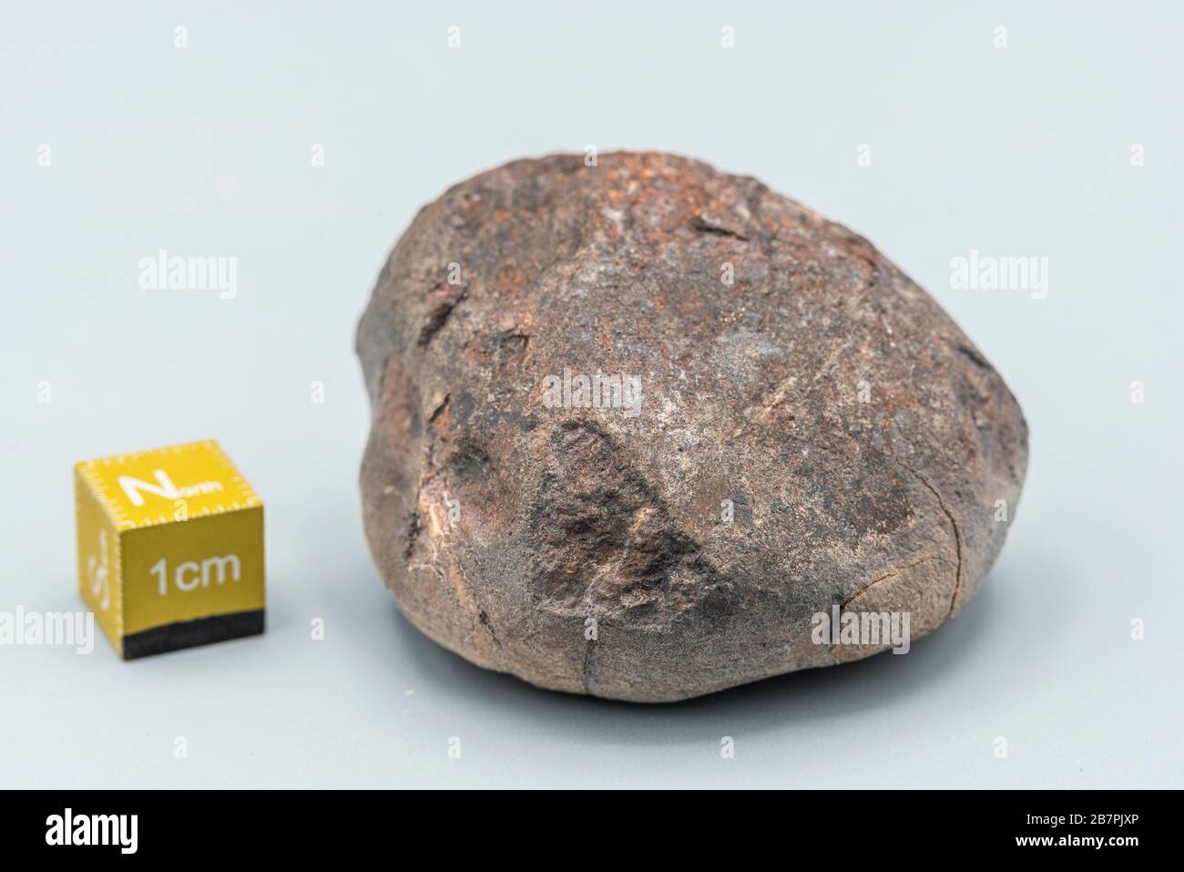 Chondrite Meteorite L6W2 Type isolated, piece of rock formed as an ...