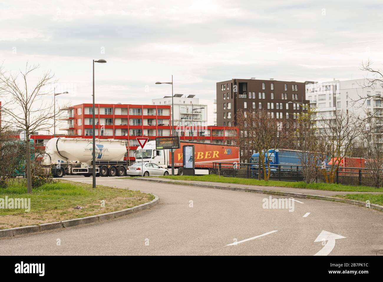 German police cars control hi-res stock photography and images - Alamy