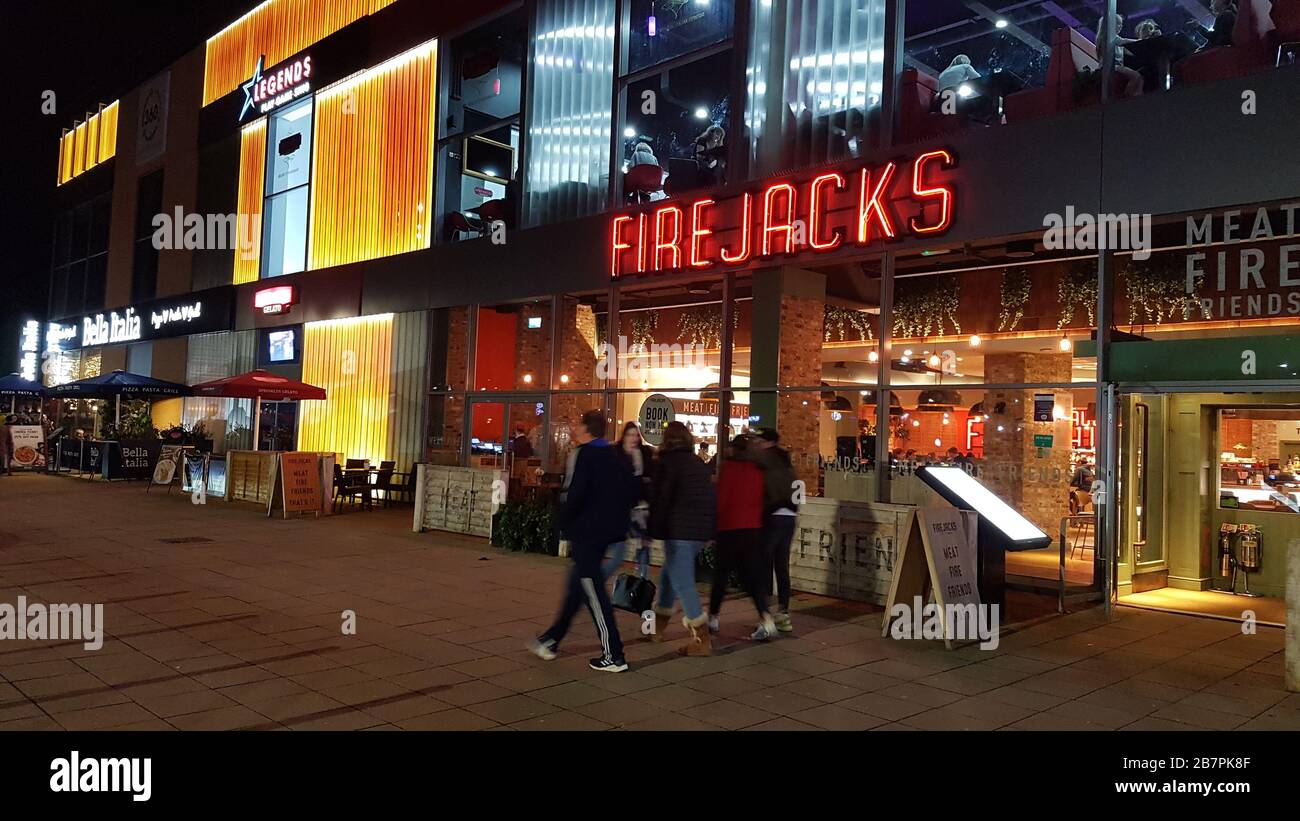 Festival Leisure Park in Basildon, Essex, an entertainment complex with ...