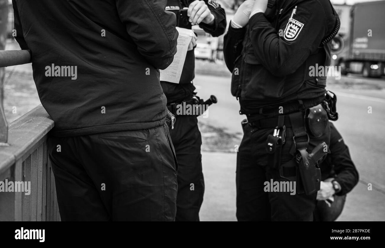 Border force officers Black and White Stock Photos & Images - Alamy