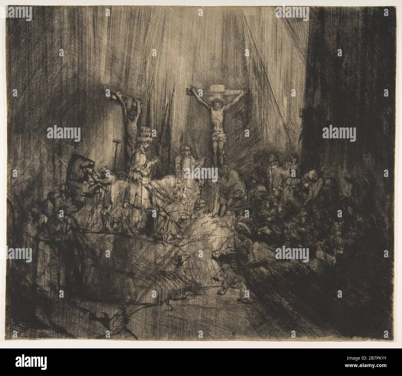 Crucifixion of jesus christ two thieves hi-res stock photography and images - Alamy