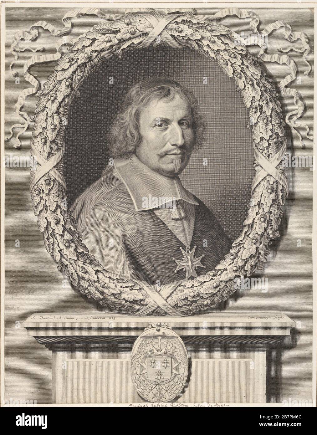 Cardinal Antonio Barberini, 1663 Stock Photo - Alamy