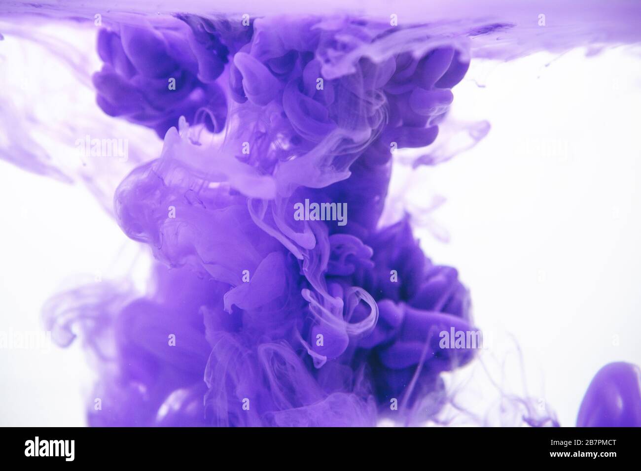 Purple Ink In Water