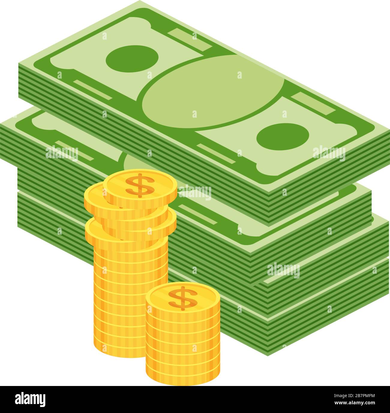 Various kind of money. Packing in bundles of bank notes, bills fly ...