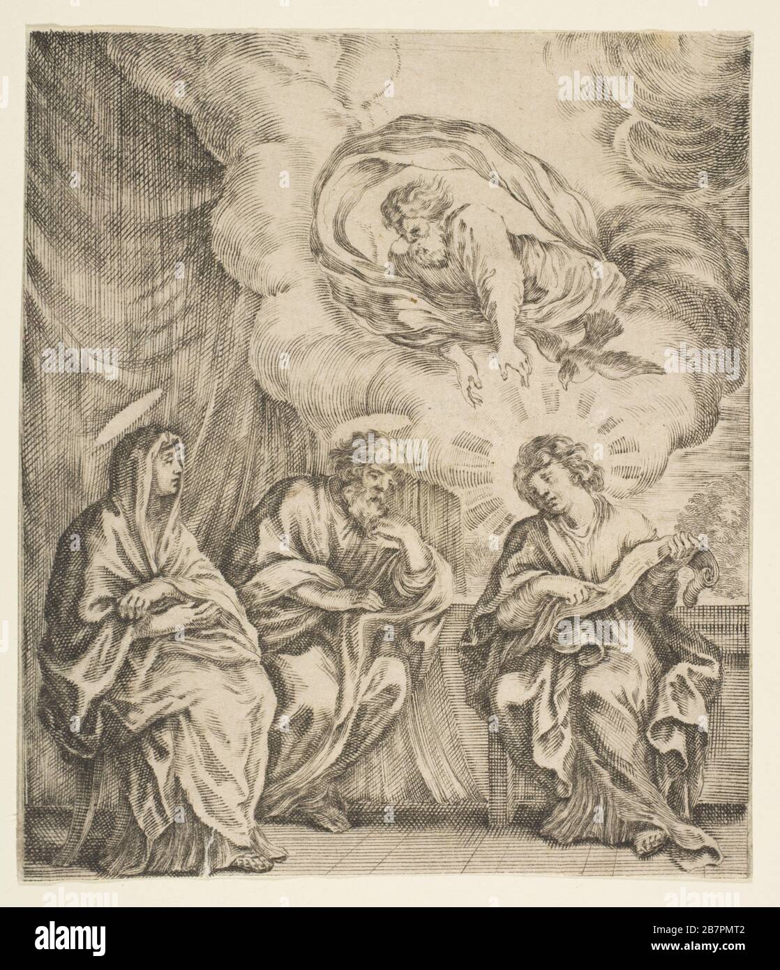 Child Jesus Explaining the Scriptures to His Mother and St. Joseph, ca ...