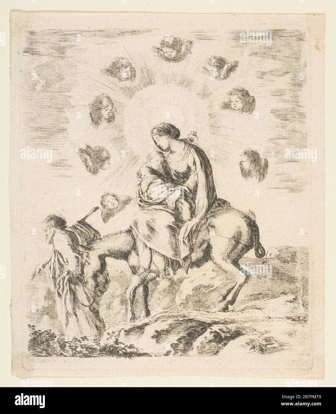 Flight into Egypt, ca. 1641 Stock Photo - Alamy