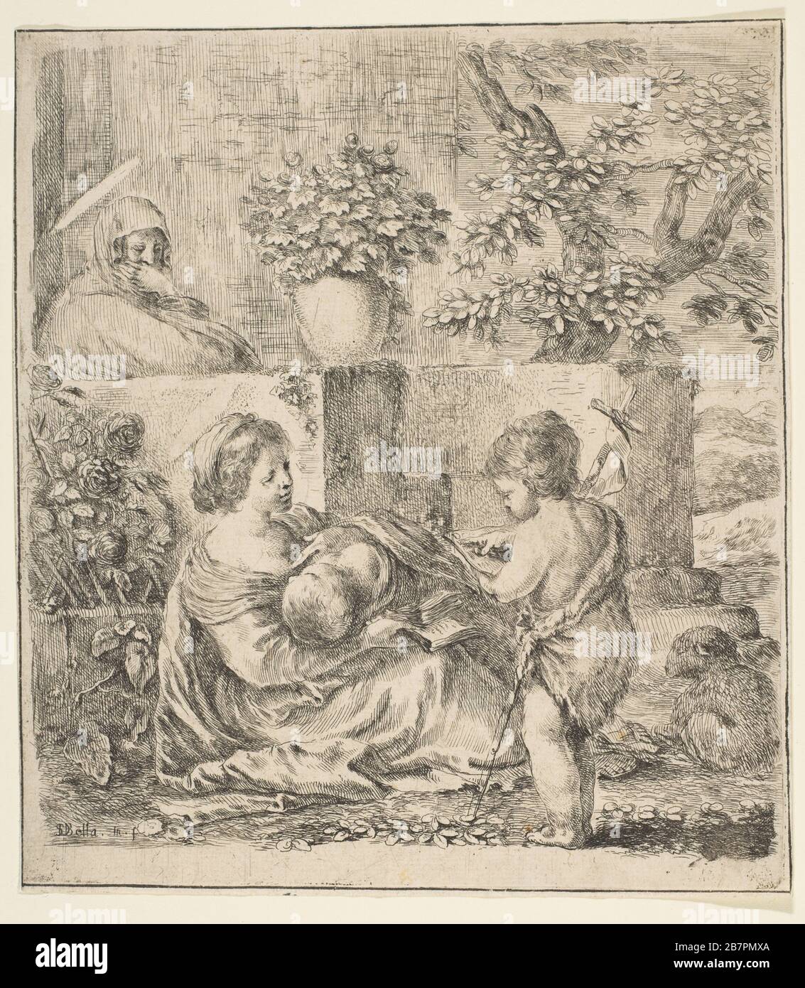 Virgin and Child with St. John the Baptist and St. Elizabeth, ca. 1641 ...