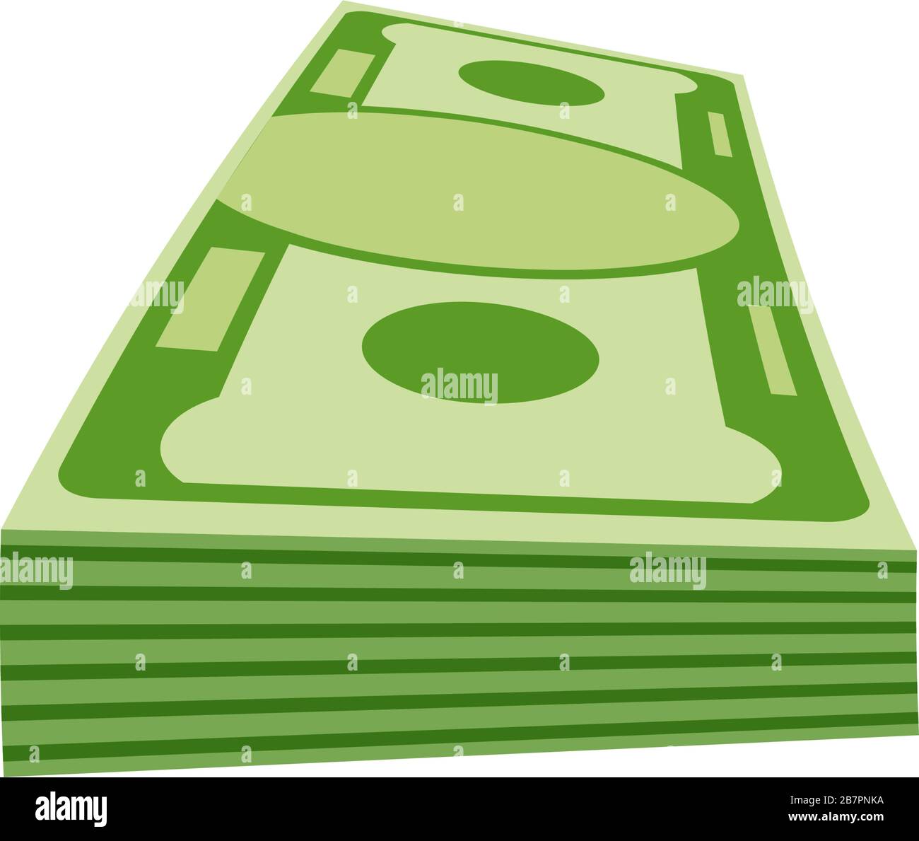Packs of paper money. Bundle with cash bills Stock Vector Image & Art ...