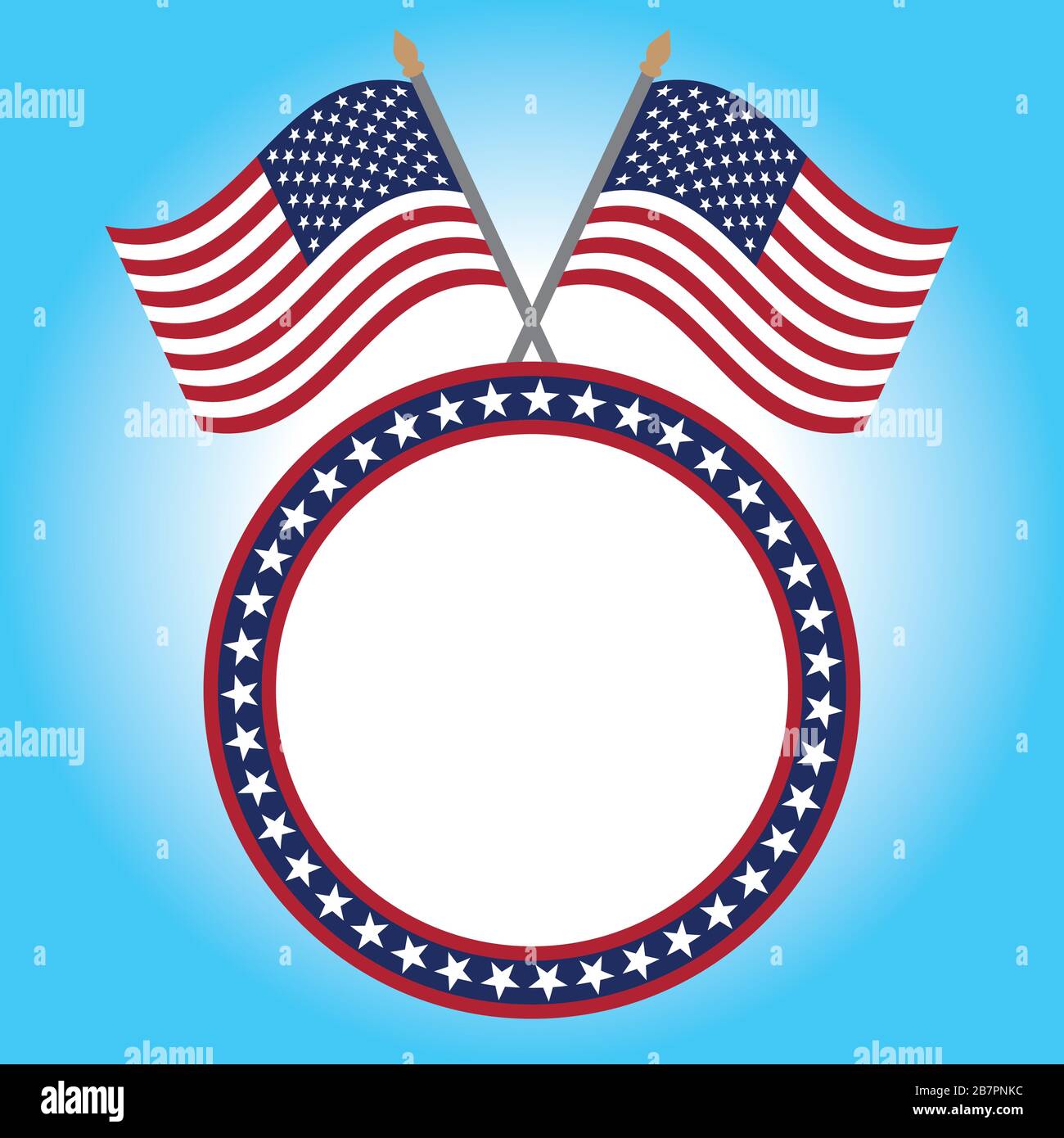 Illustration two american national Stock Vector Images - Alamy