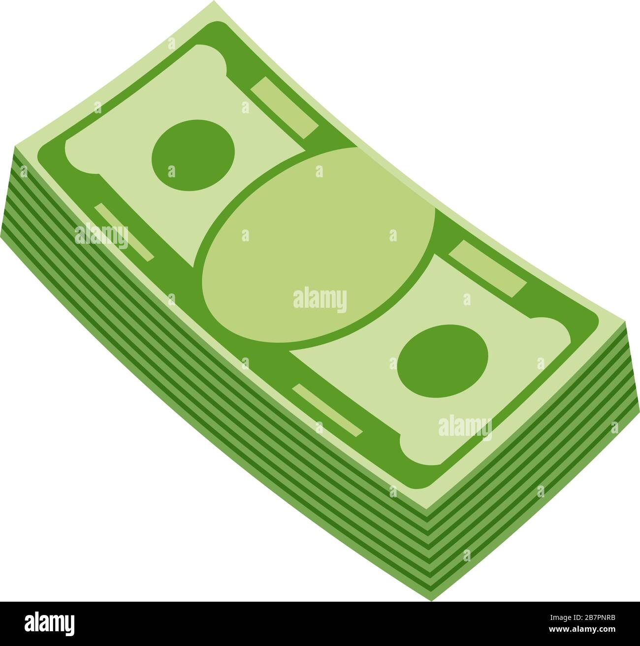 Packs of paper money. Bundle with cash bills Stock Vector Image & Art ...