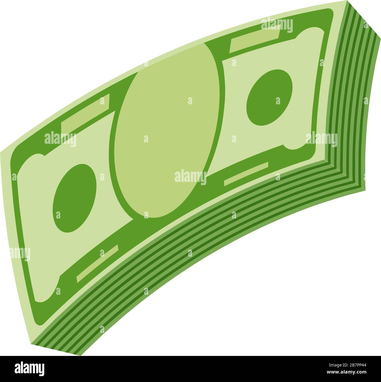Packs of paper money. Bundle with cash bills Stock Vector Image & Art ...