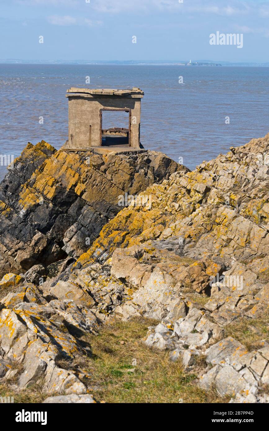 Into the bridgwater bay nature reserve on the bristol channel hi-res ...
