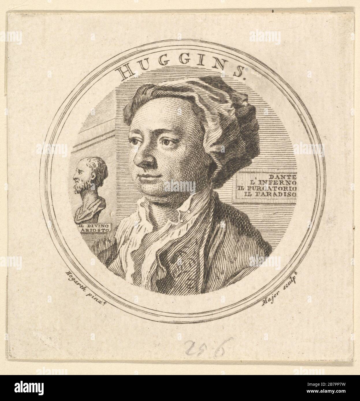 Portrait of William Huggins, translator of Ariosto, 1760 Stock Photo ...