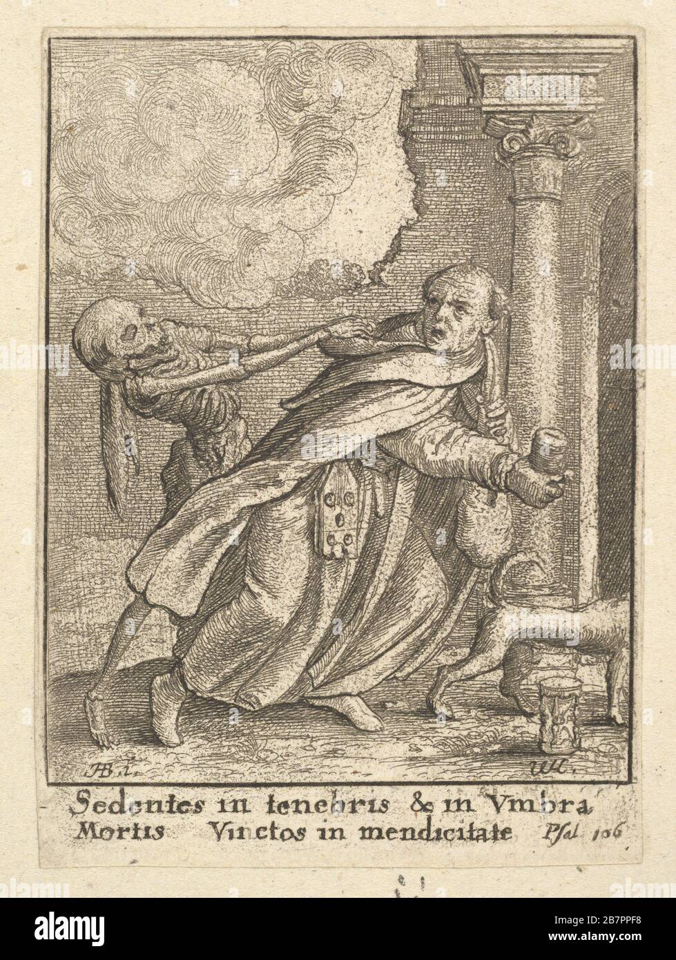 The Monk, from the Dance of Death, 1651 Stock Photo - Alamy
