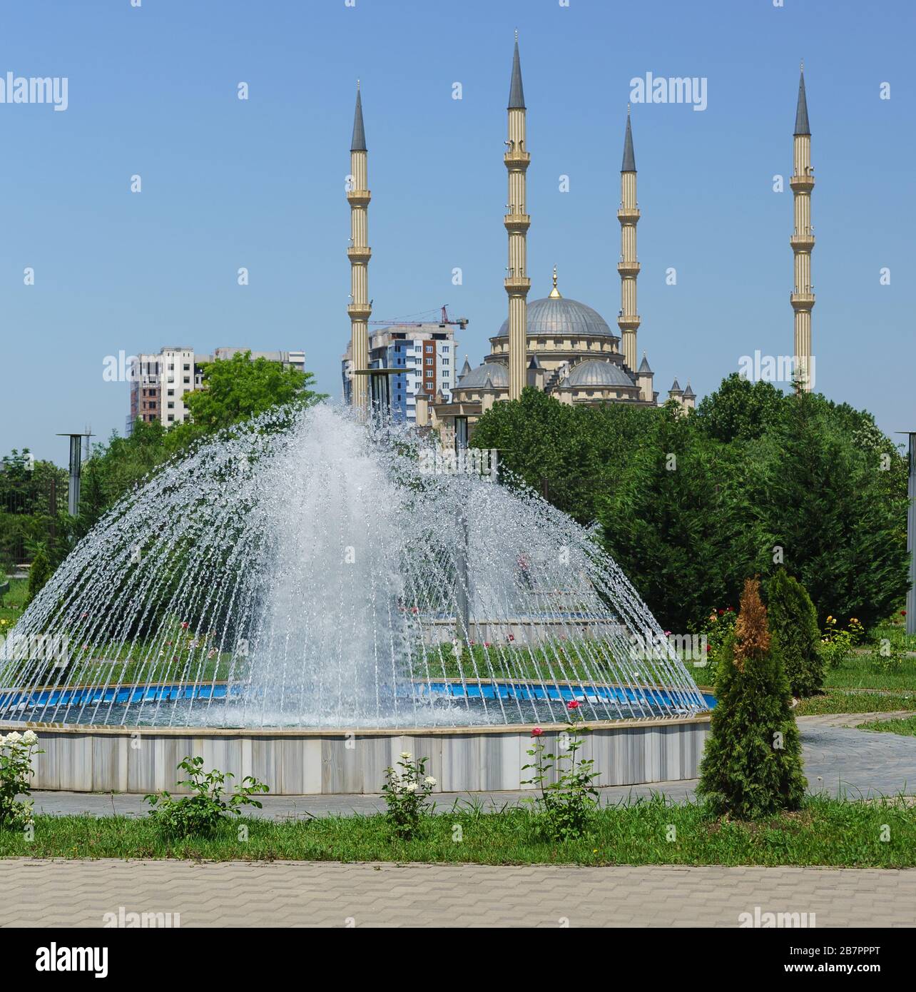 Ramzan kadyrov mosque hi-res stock photography and images - Alamy