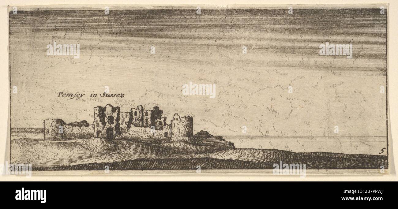Pevensey castle coast hi-res stock photography and images - Alamy