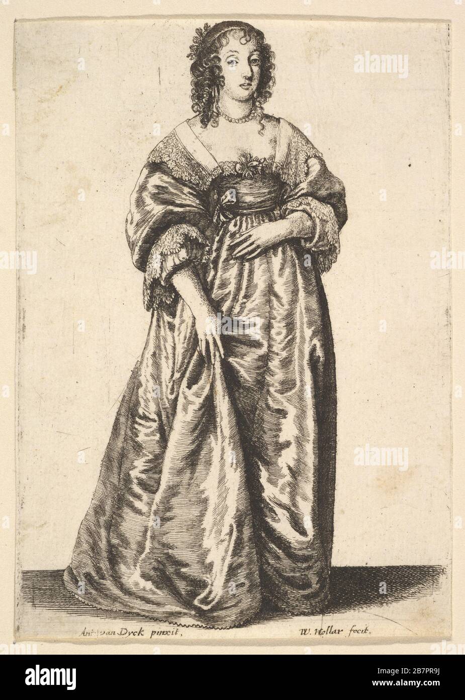 Figure of a Lady Standing, 1625-77 Stock Photo - Alamy